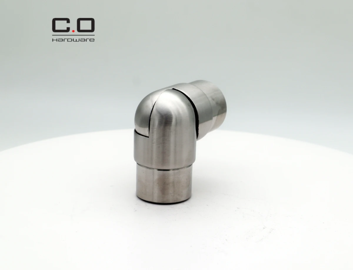 Stainless Steel Elbow Handrail Fittings - Durable & Versatile