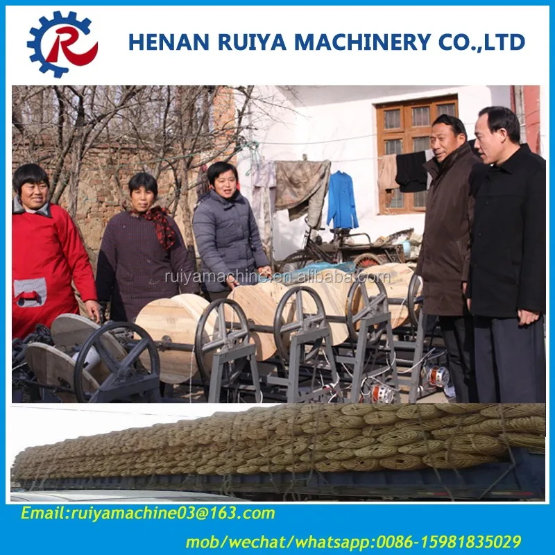 Automatic And Manual Rice Straw Rope Machine/rope Making Machine/hay ...