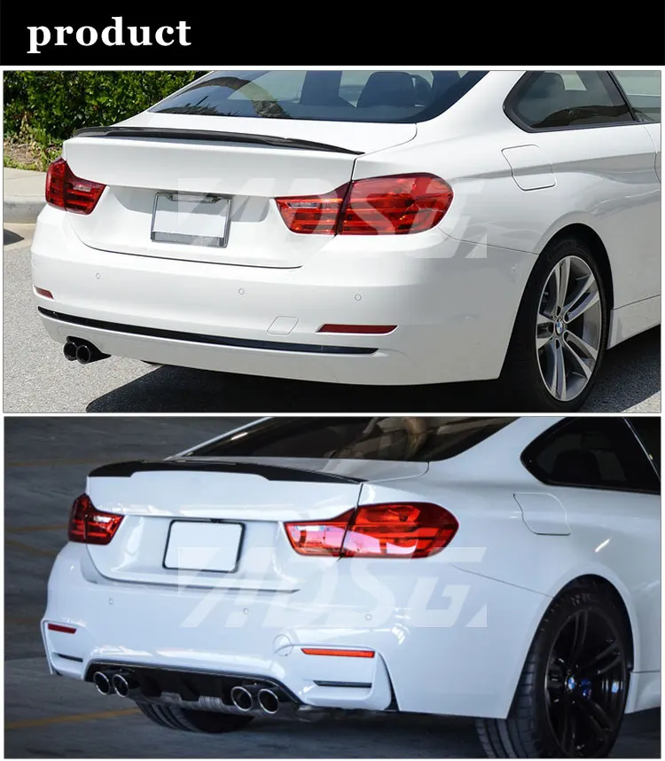 Carbon Fiber Spoiler For Bmw F36 Car Rear Trunk Lip Spoiler Rear Wing ...