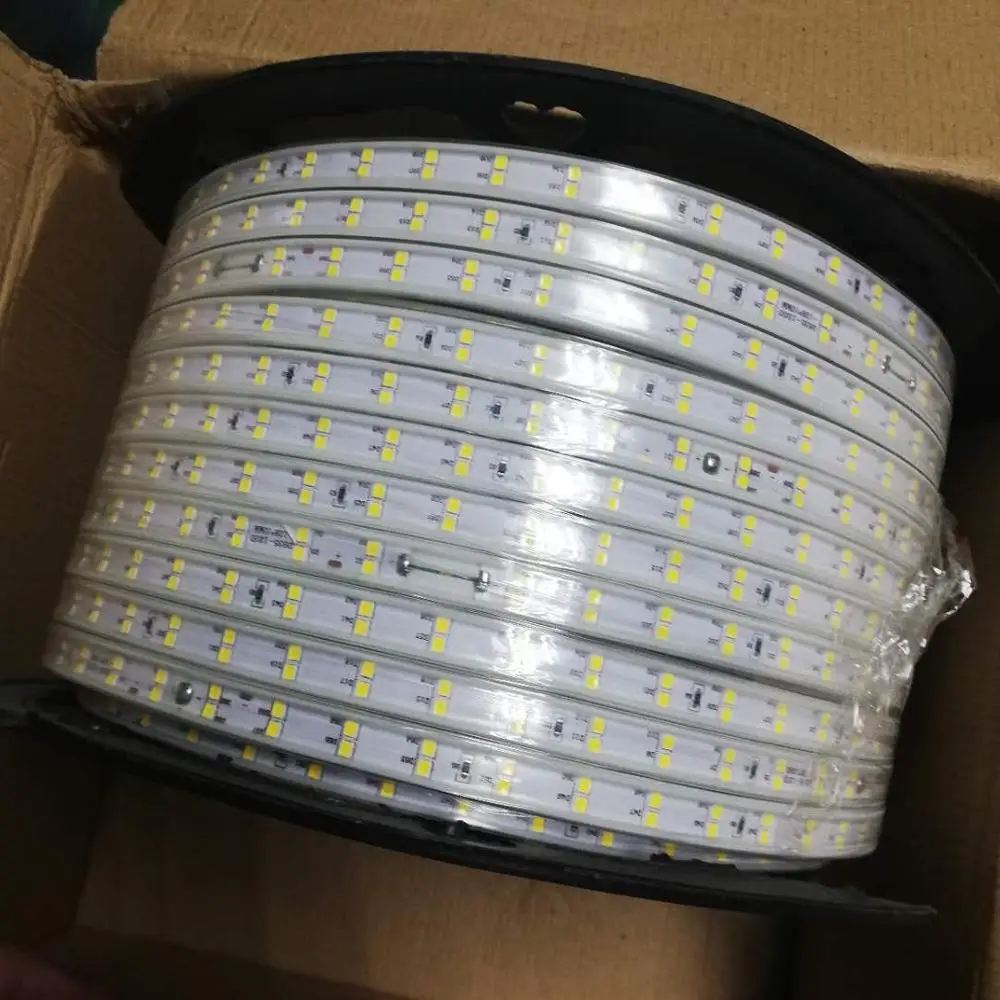 Ac 110v/ 220v Smd 2835 Flexible Led Strip Light 120leds Waterproof Ip65 ...