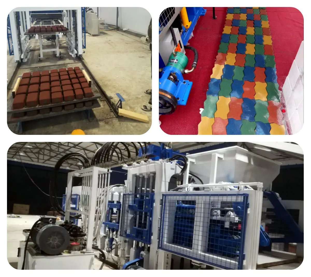 KAIQIAN QT5-15 Full Automatic Hydraulic Hollow Brick Making Machine CHB ...