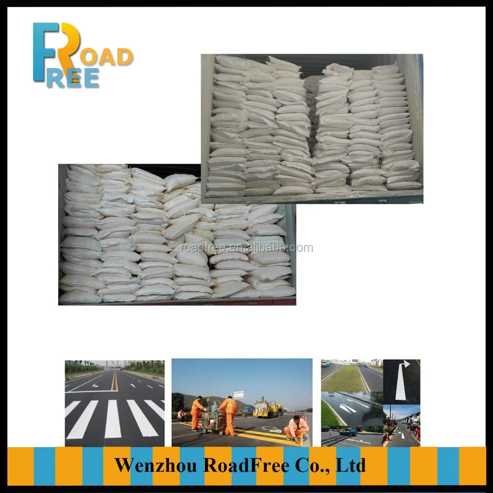 Highly Reflective Thermoplastic Road Marking Paint with 20% Premixed ...