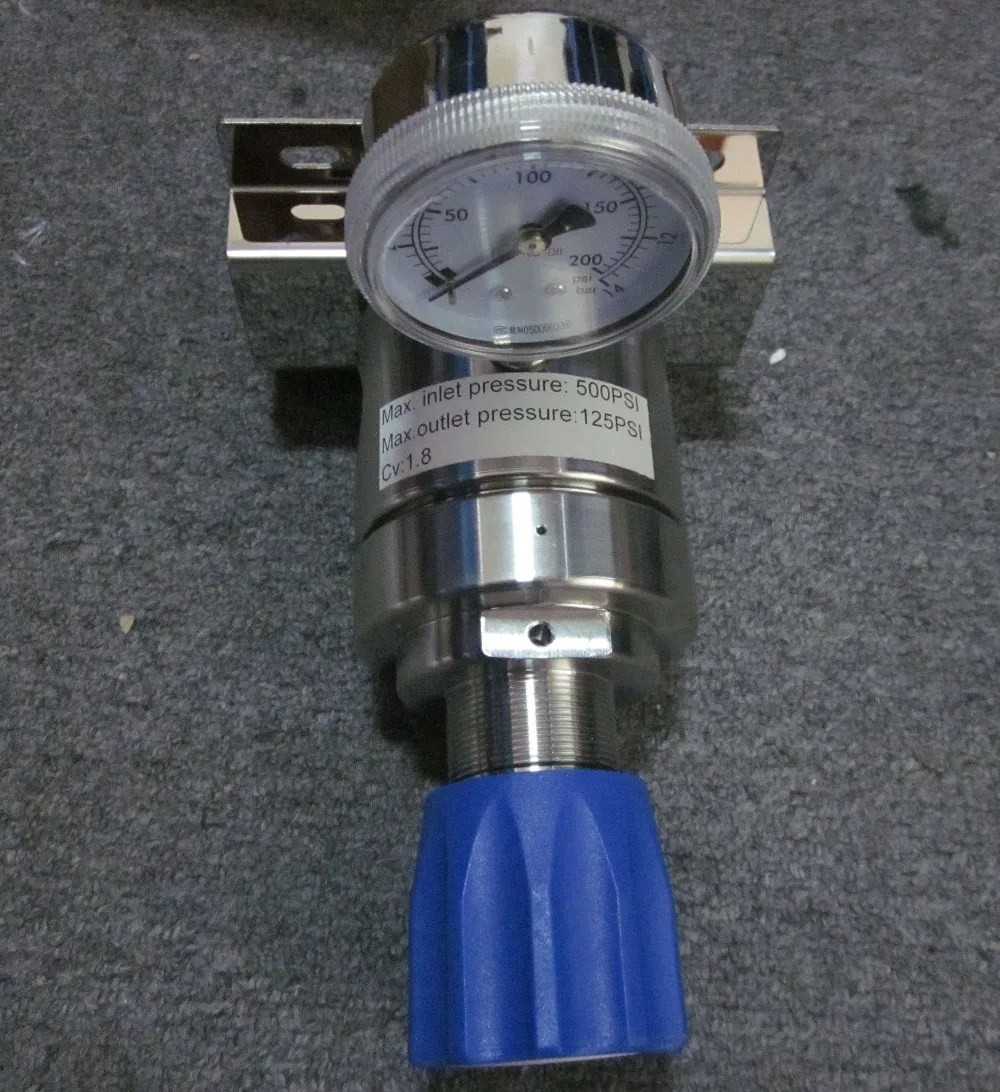 High Pressure Panel Mounting Stainless Steel Adjustable Helium ...