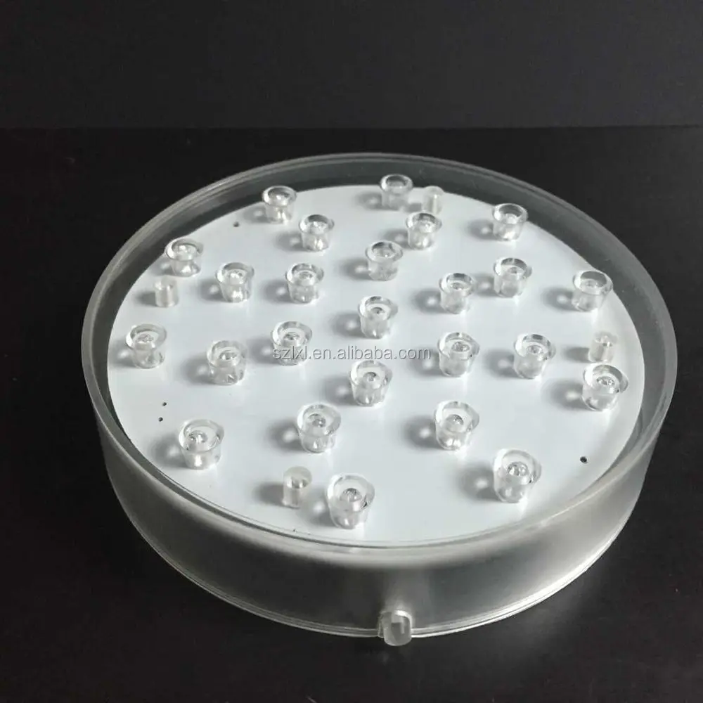 6 Inch White Led Centerpiece Vase Base Light / Led Undervase Light/led ...