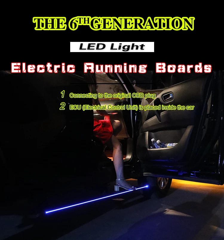 Led Light Automatic Powerstep Power Side Step Electric Running Boards ...