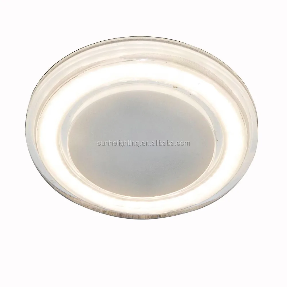 7 Inch Round RV LED Light Fixture - 12V/24V Caravan Lamp