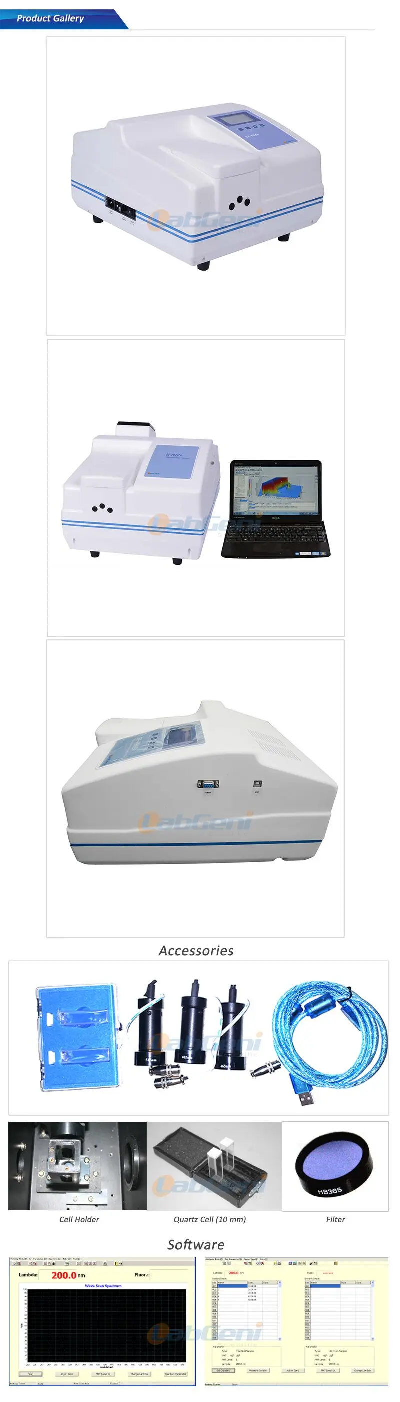 Fluorescence Spectrophotometer , spectrofluorometer, SP-F97 Products ...