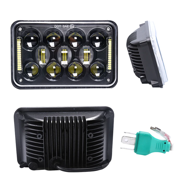 Rectangle 60w Led Head Light Truck 5 Inch 5" 4x6 Sealed Beam Led ...