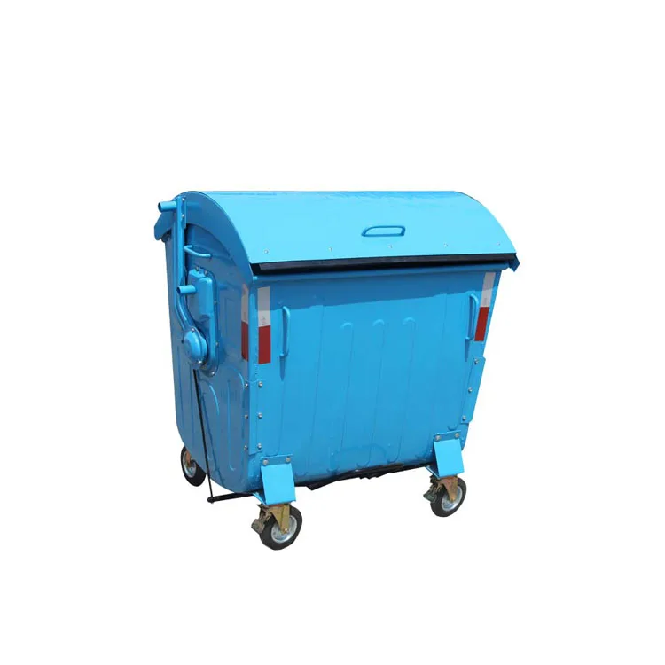 1.1 Cbm Sorted Collection Waste Containers 1100l - Buy Metal Container ...