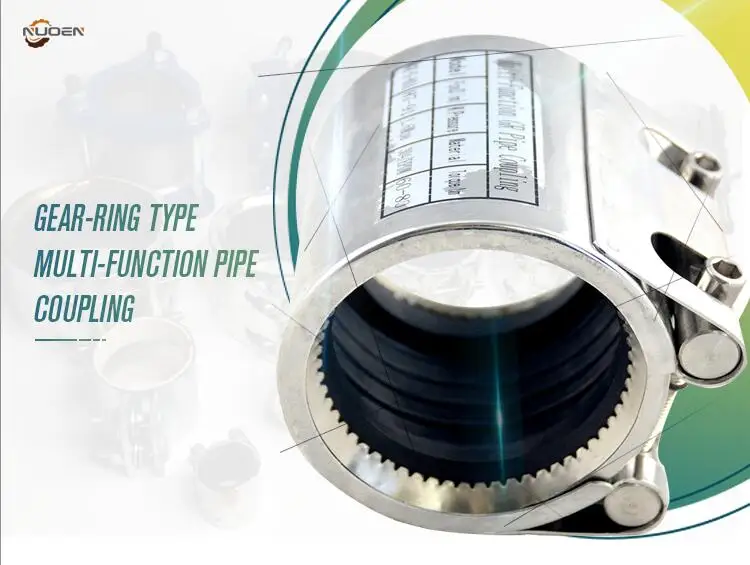 Gear-ring Type Multi-function Pipe Coupling Flexible Stainless Steel ...