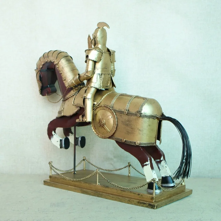 Metal Crafts European Medieval Armor Knight Model Decorations Iron ...