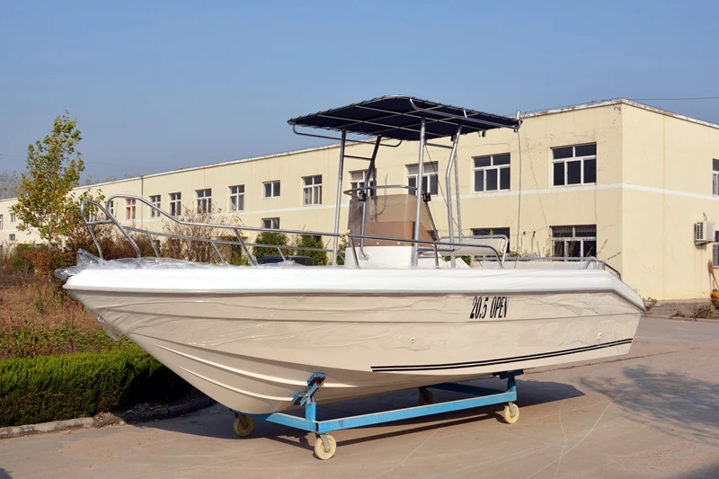 20.5ft Open Frp Sail Yacht Cabin Cruiser Price China With Steering ...