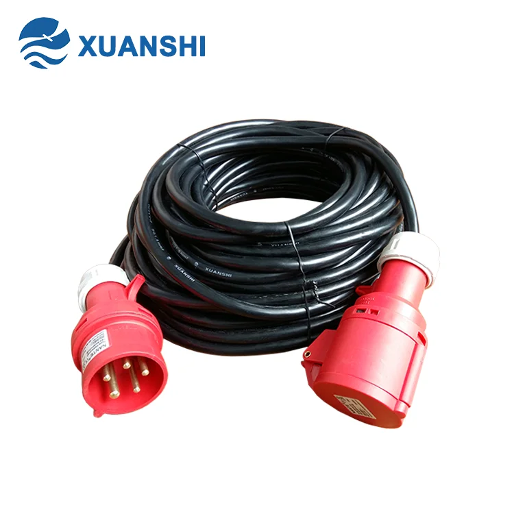 400v 16 Amps Industrial Power Plug with Phase Changing Switch