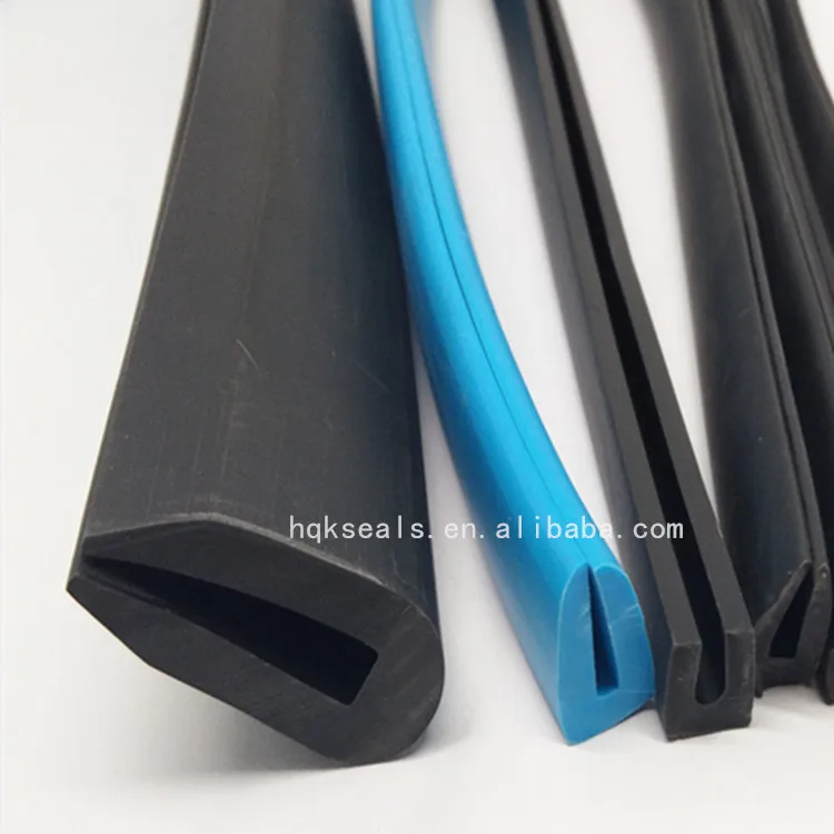 Extruded U Shape Door Window Flat Silicone Rubber Seal Strip