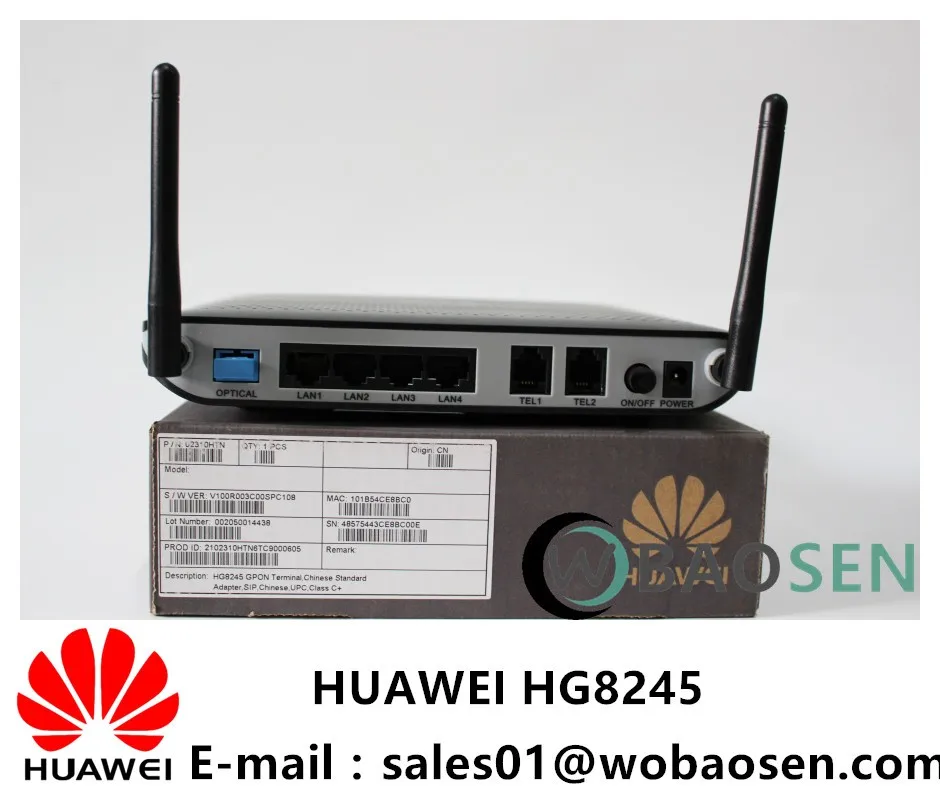 Original Huawei Hg8245 Hs8145v Hs8546v5 4ge Onu Gpon Ont Modem With ...