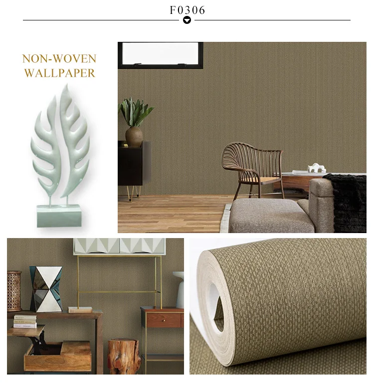 Modern Simple Nonwoven Wallpaper - Buy Concise Style Nonwoven Wallpaper ...