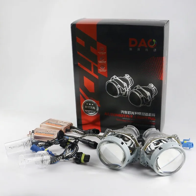 Dao Auto Bi Xenon Hid Projector Lens Kit Car Headlight Projector Lamp ...