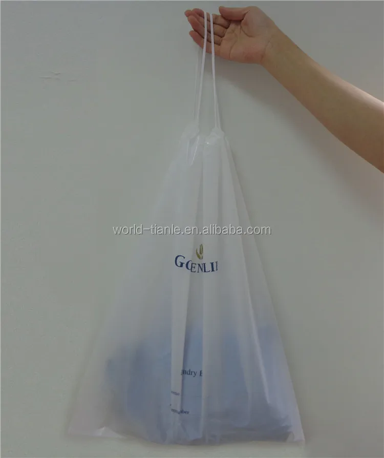 High Quality Plastic Drawstring Bag For Laundry,Shoes,Storage With ...