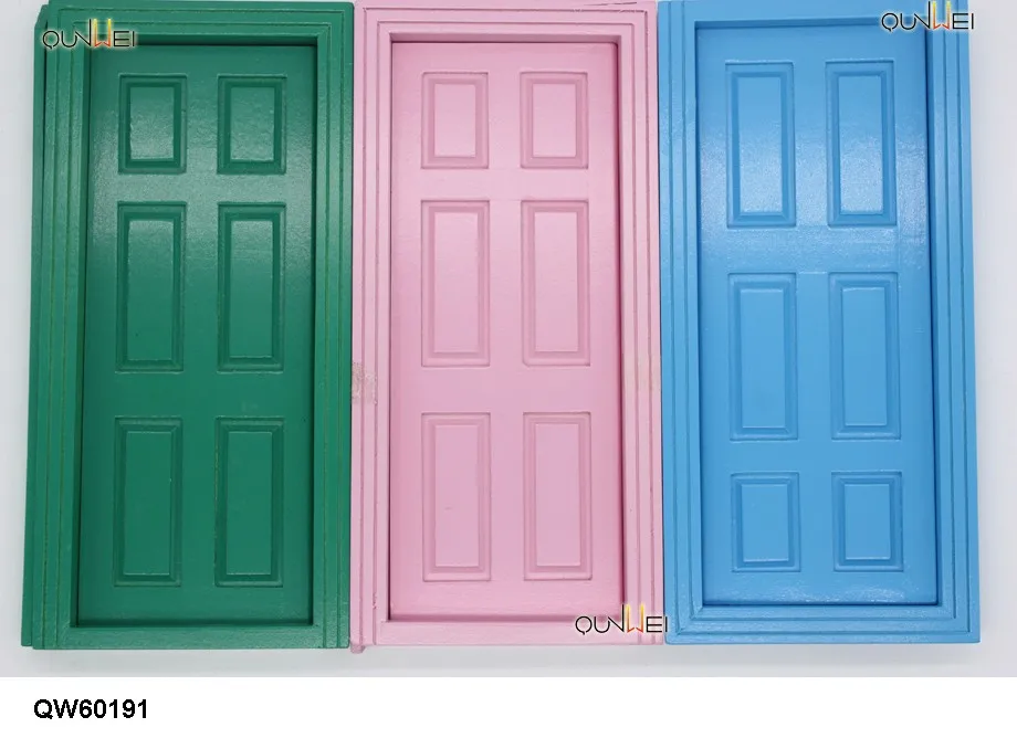 Dolls House Builders Diy 1:12 Scale Miniature Classic Wood 6 Panel ...