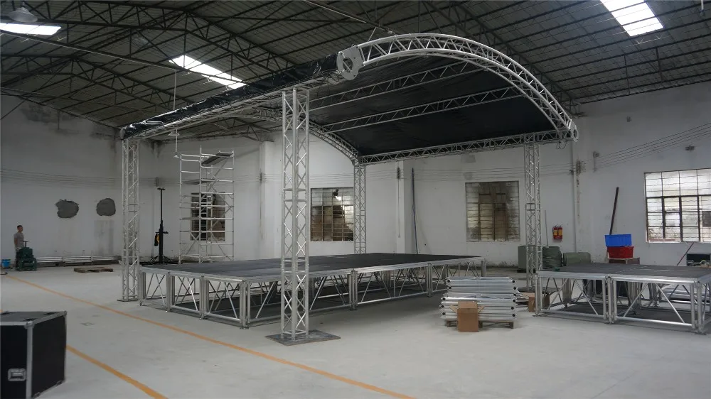 Aluminum Wooden Material Concert Stage Dance Floor for Sale