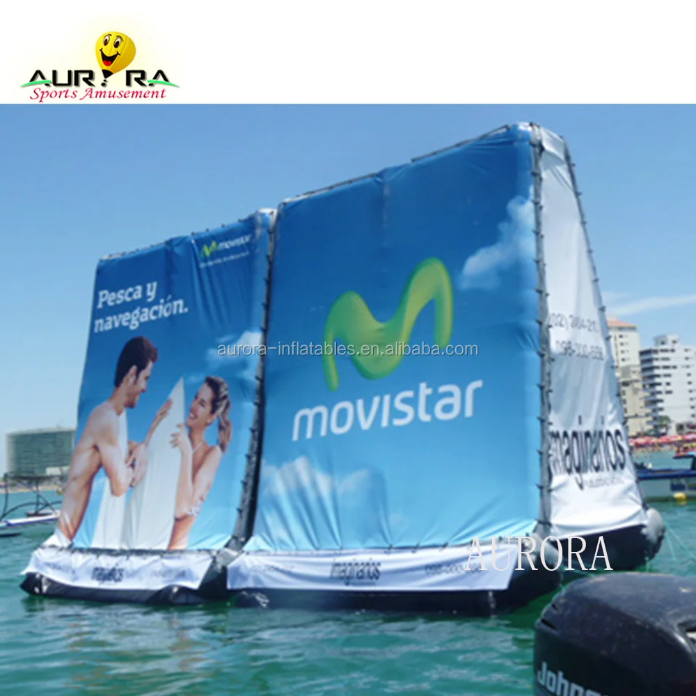 Inflatable Floating Billboard Inflatable Billboard Boats Float On Water For The State Of ...