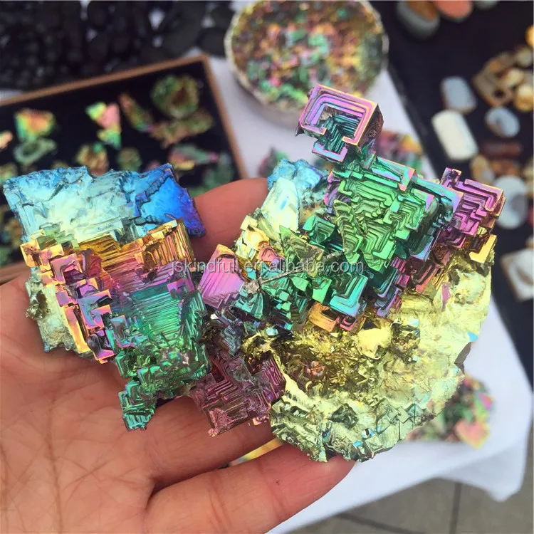 Cheap Price Natural Bismuth Crystal Pure Metal Mineral Bismuth Ingot ...