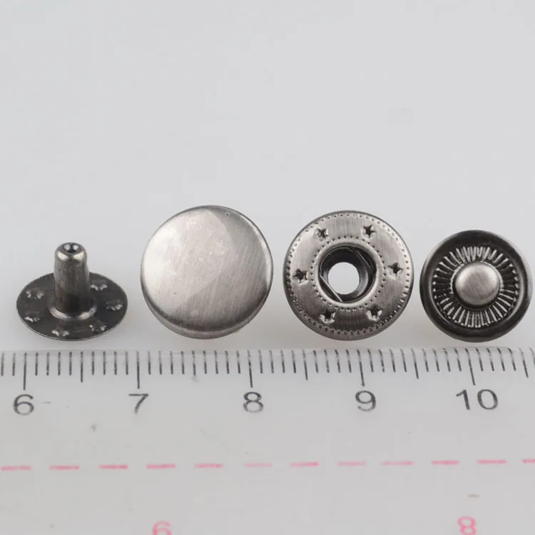 Metal Snap Button Garment Round Snap Button Gun Metal Snap Button - Buy ...