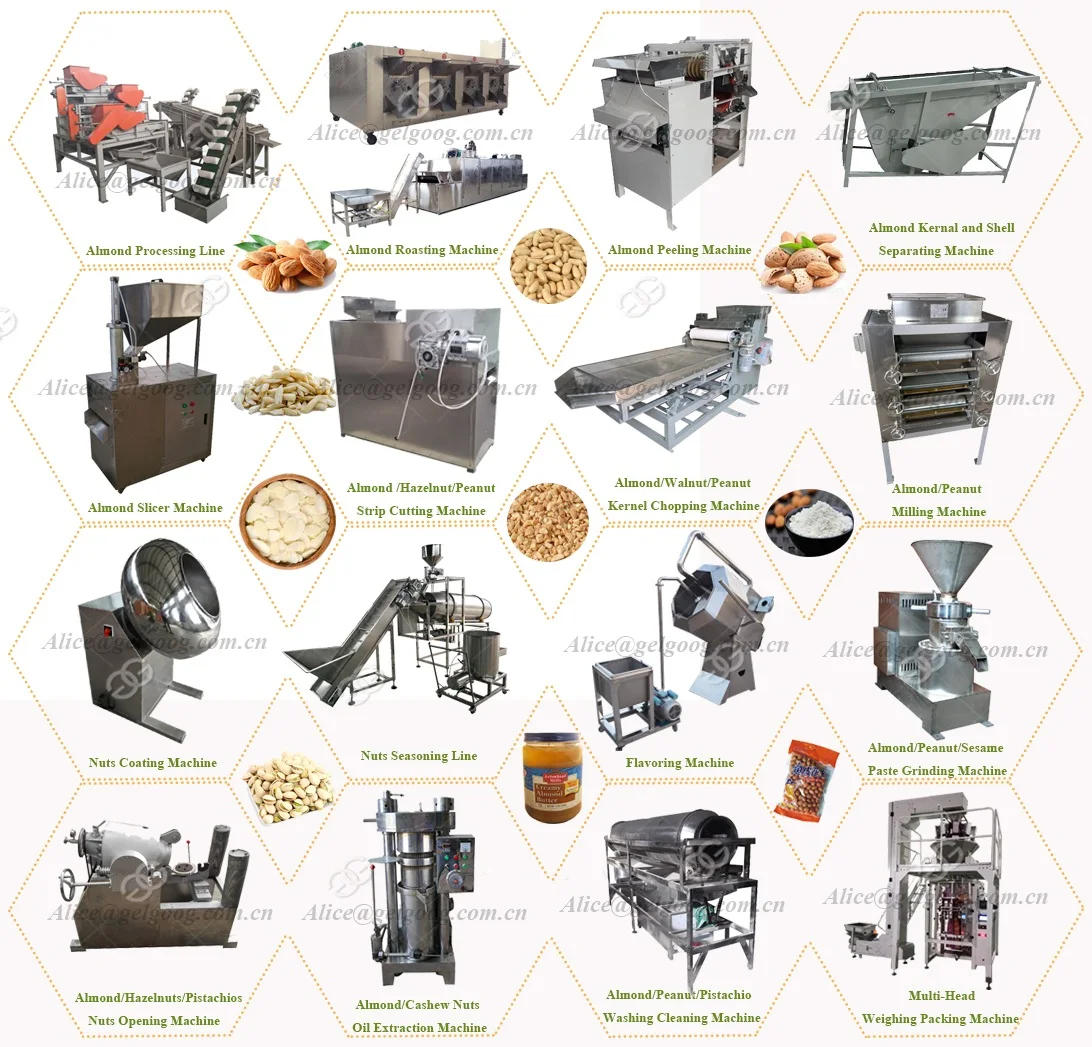 High Efficiency Almond Cracker Machine - Hazelnut Processing
