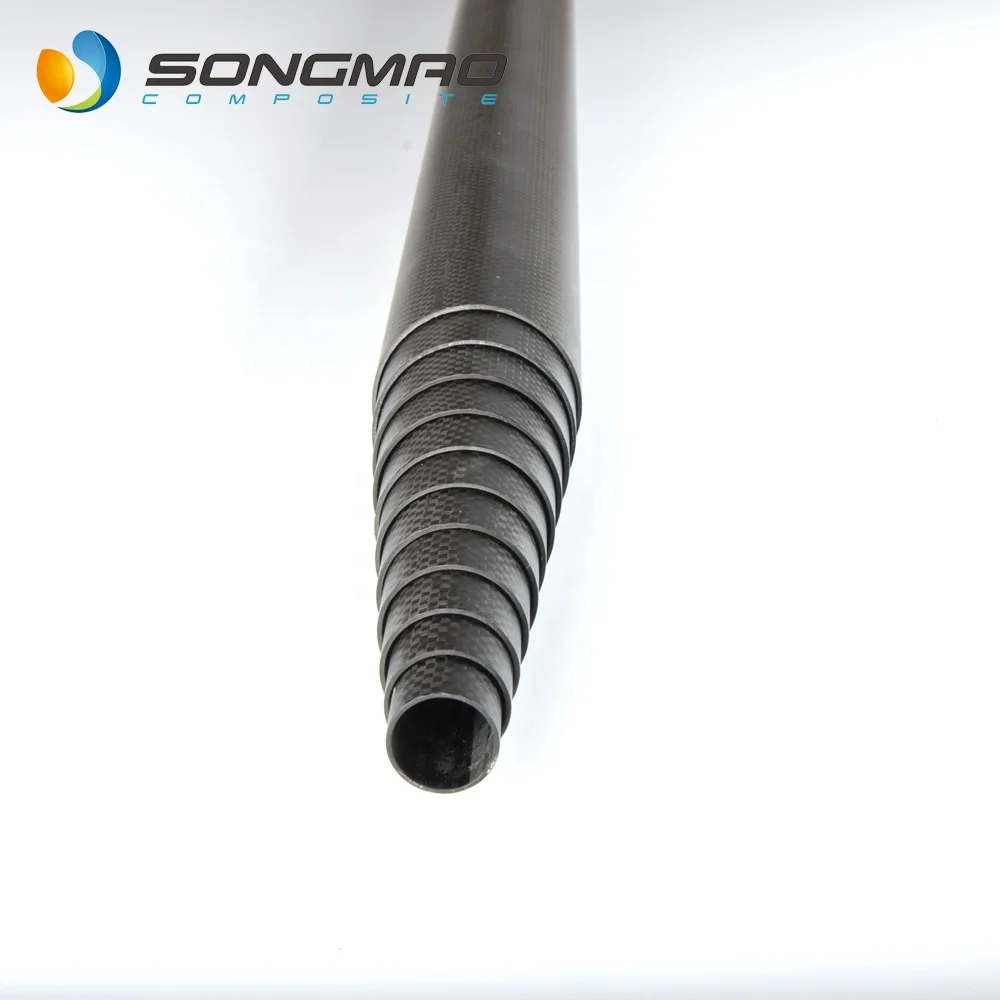 50 Foot Carbon Fiber Extension Pole for Fruit Harvesting