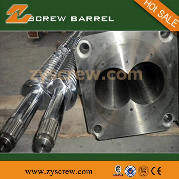 Bimetallic Single Screws Barrel Extrusion Screw And Barrel Bimetal Pta ...