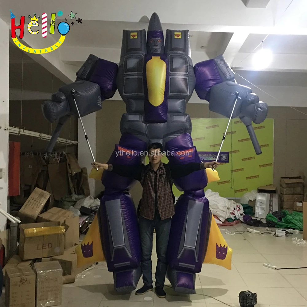 Customized Inflatable Giant Inflatable Walking Robot Model Costume For ...