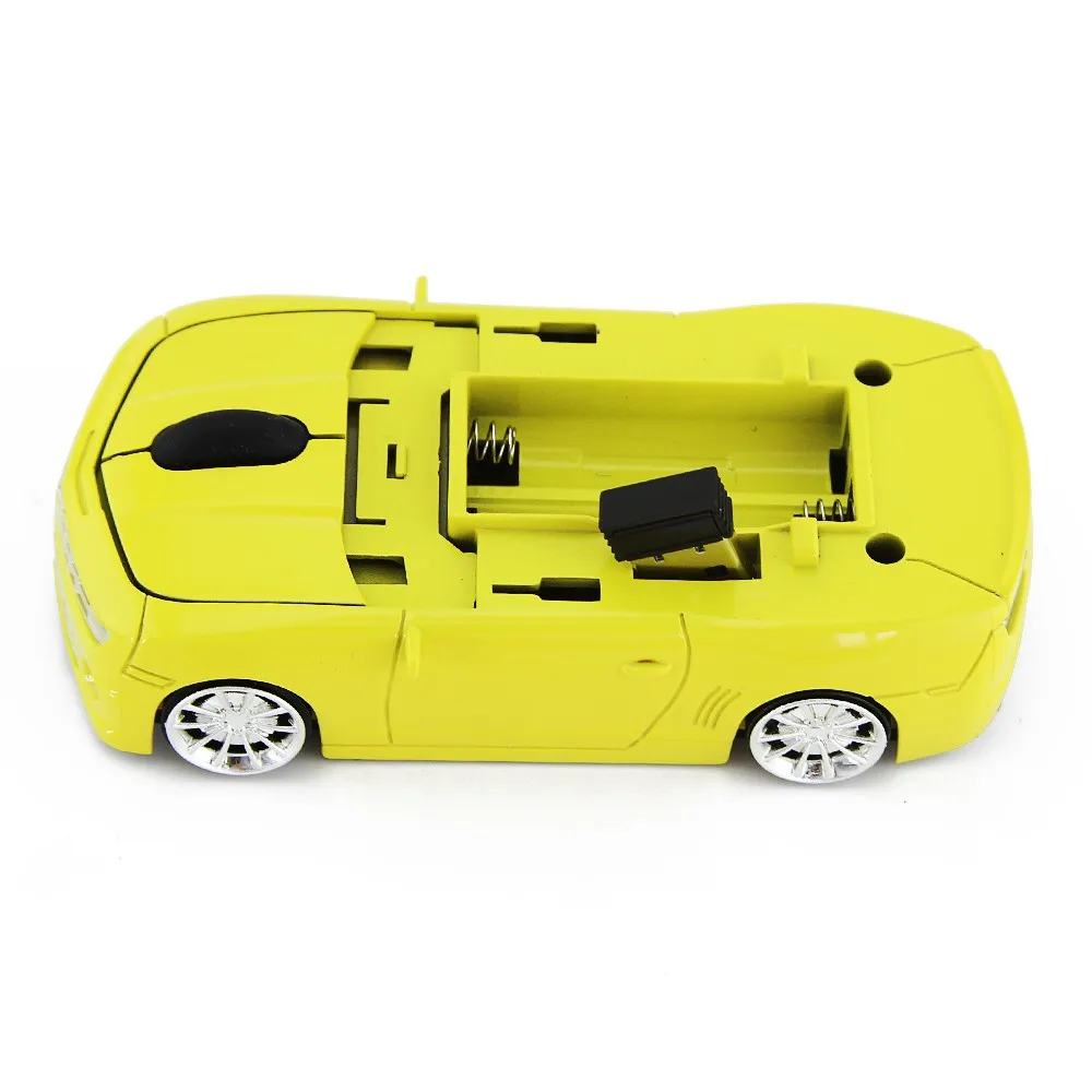 Transformers Bumblebee Car Shape Wireless Mouse - 2.4GHz Optical ...