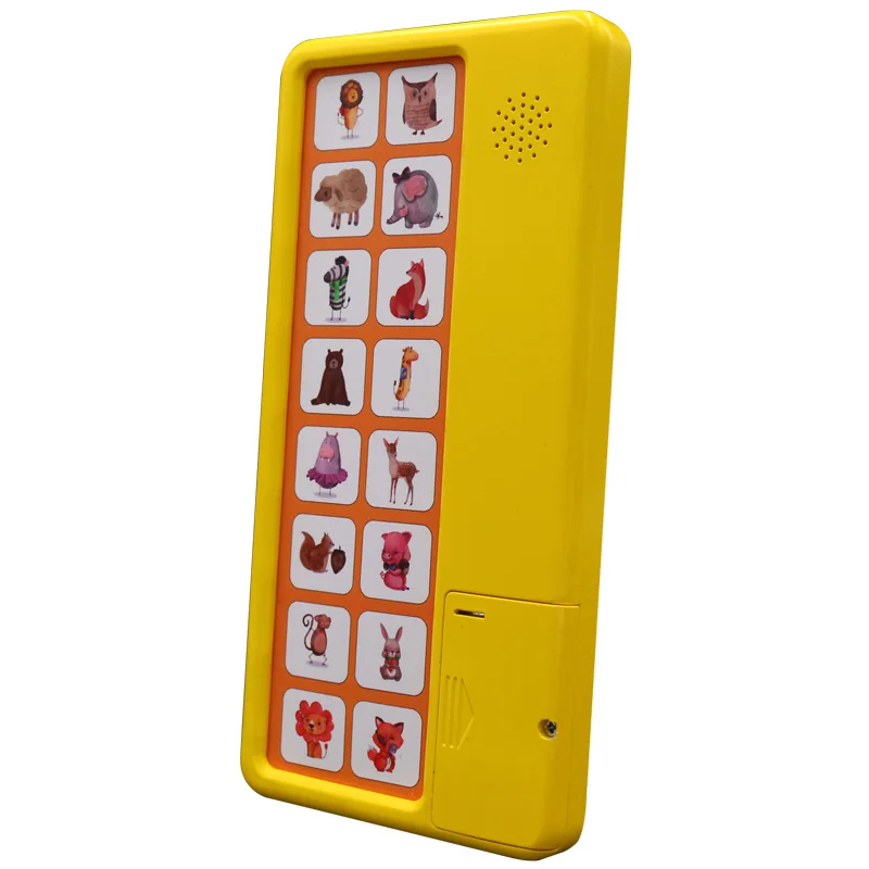 16 Push Buttons Animal Sound Box For Talking Books Newest Kids Learning ...