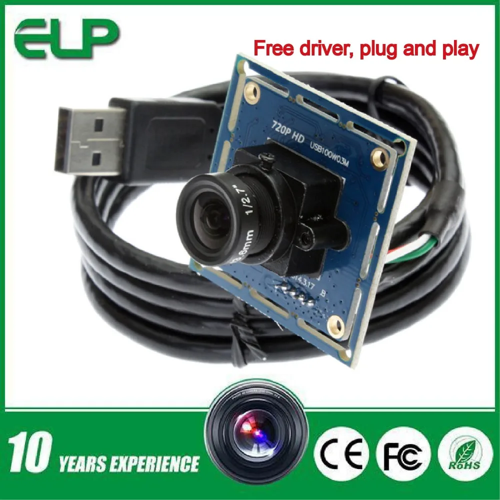 Elp 1 Megapixel Mjpeg Uvc Android External Usb Camera For Smartphone ...