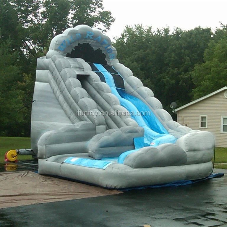 Inflatable Spider Climbing Tower Vertical Slide/inflatable Dry Slide ...