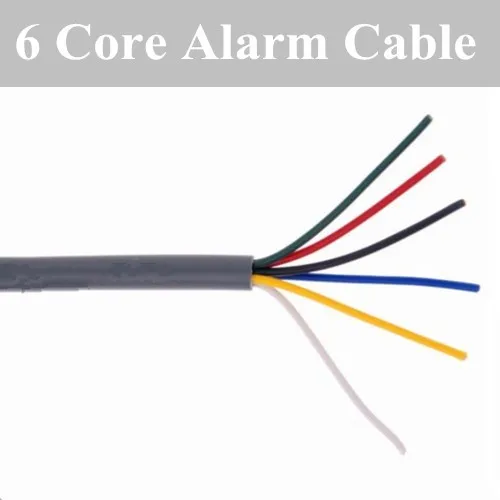 Security Cable 6 Core 305m Box - White Alarm System Cable Fire Alarm ...