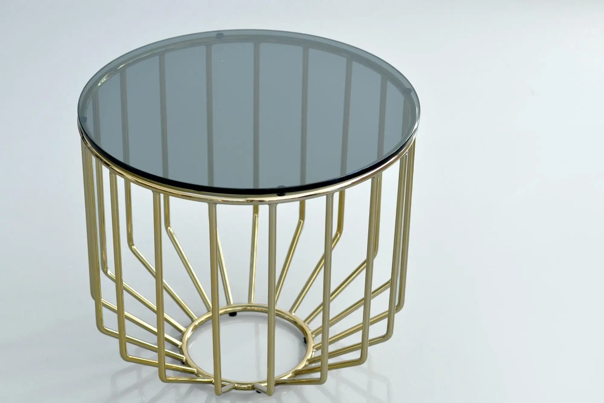 Phase Wired Side Table / Design Round Bedside Metal Wire Side Table ...