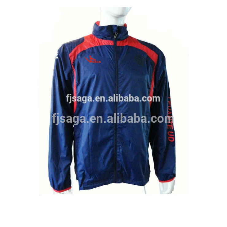 Sublimation Waterproof Winter Football Tracksuit Soccer Training Jacket ...