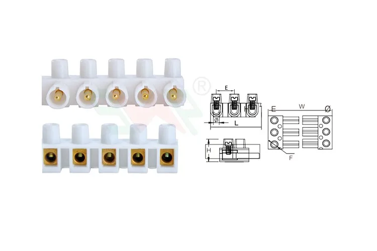Brass Conductor Male Female Terminal Blocks - Buy Female Terminal ...
