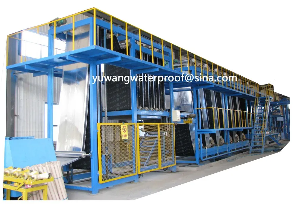 Sbs Self Adhesive Bitumen Waterproofing Membrane Production Line - Buy ...