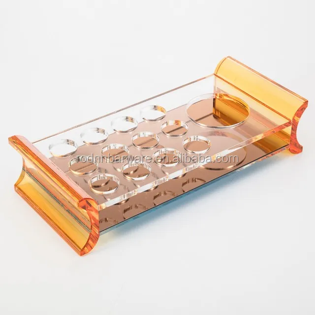 Acrylic Shot Glass Serving Tray With Pitcher Shot Glass Holder Buy Serving Trayshot Glass