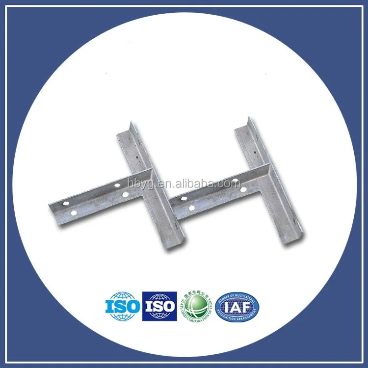 Galvanized Steel Electrical Cross Arm - 11kv/33kv Low Voltage