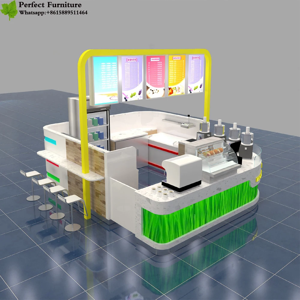 8 X 8 Ft Food Kiosk Design Mango Kiosk In Shopping Mall - Buy Outdoor ...