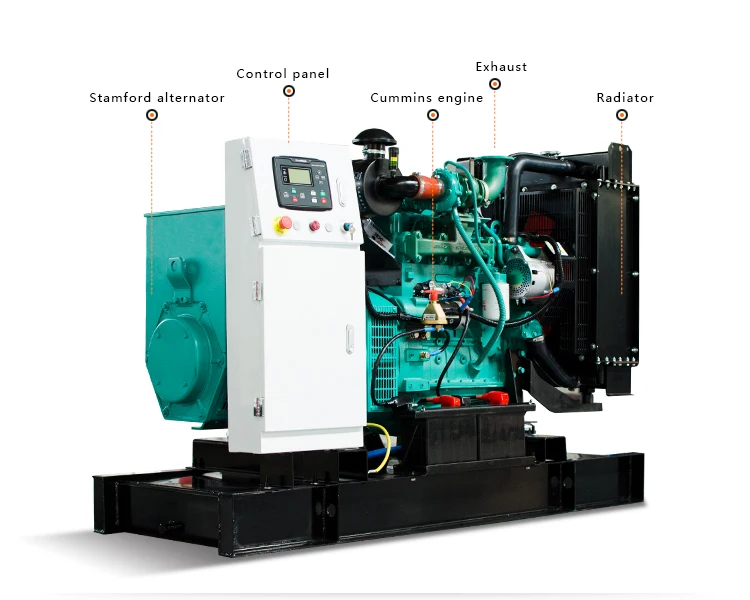 Powered By Cummins Stamford 25 Kw Permanent Magnet Diesel Generator ...