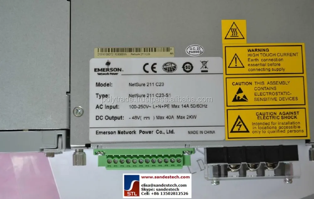 Emerson Netsure211 C45 C23 C46 Netsure 211 19 Inch Shelf Embedded Dc ...