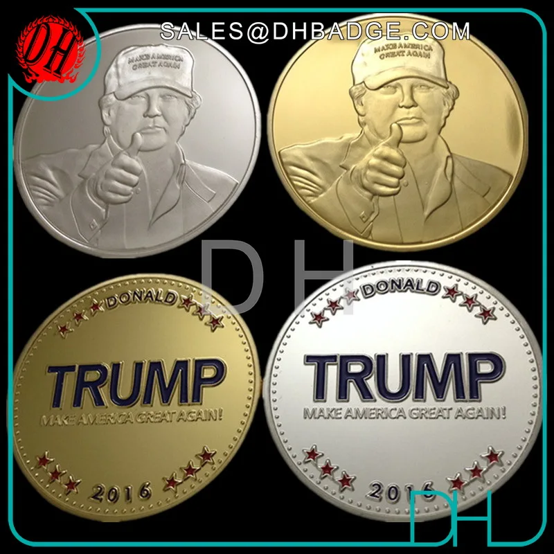 2017 Dh Ffactory Custom Supply Donald Trump Silver Coin - Buy Donald ...