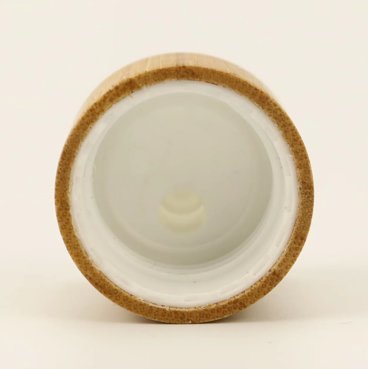 Natural Bamboo Wooden Bottle Cap 24/410 Plastic Disc Top Lid Bamboo Cap ...