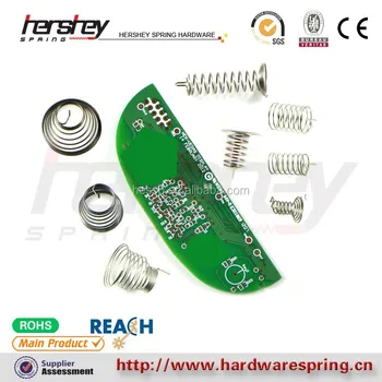 Sn Plated 0.4mm Music Wire Pcb Touch Spring Panel Button Spring - Buy ...
