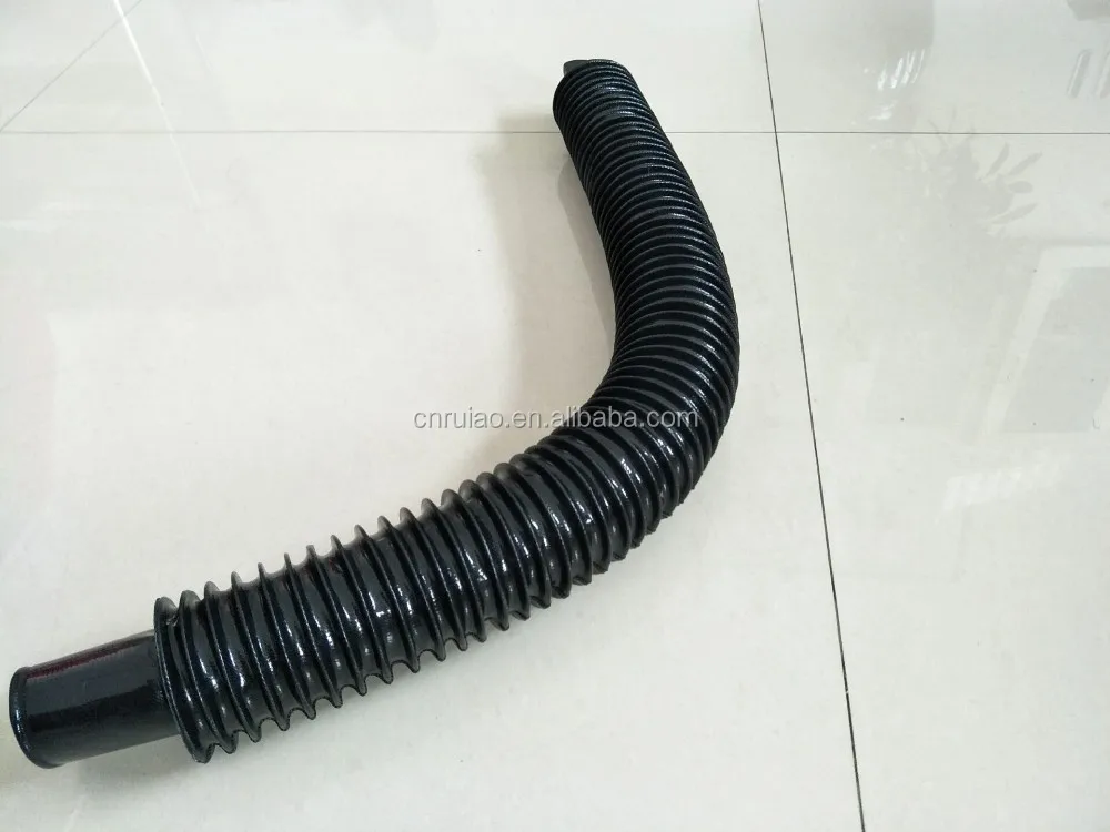 Cnc Machine Round Shaft Bellows Flexible Hydraulic Cylinder Sewn Bellow ...