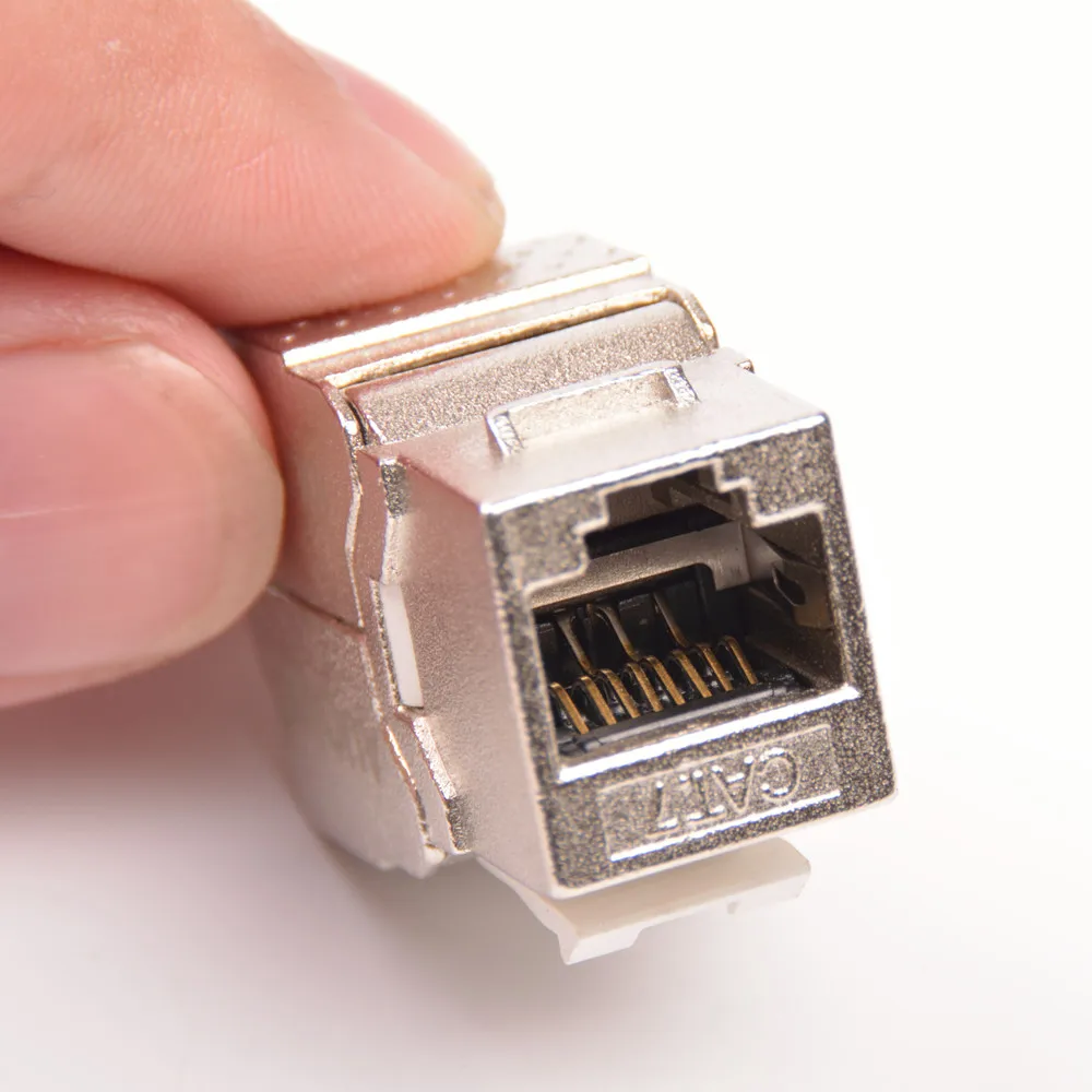 Rj45 Network Cable Cat7 SFTP Tool-less Keystone Jack Lan Cables Zinc ...